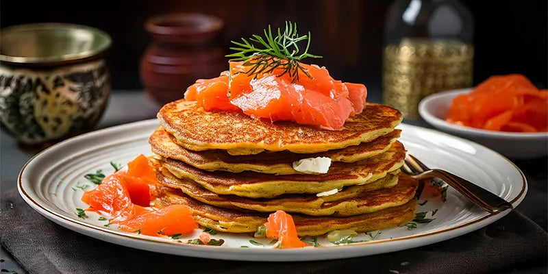 Receta de Pancake Salado con Batata, Shiitaké y Semillas de Comino Neg ...